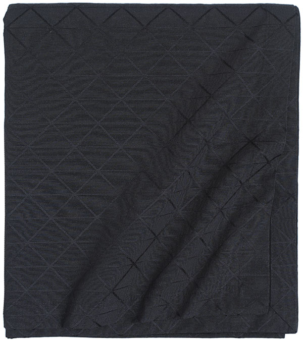 Linje duk 140x380 svart | princessbutikken.no