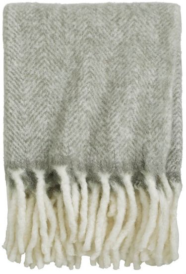 Hayden pledd 130x170 grå | princessbutikken.no