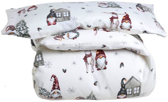 Svante bomullsengesett 100x140 cream | princessbutikken.no