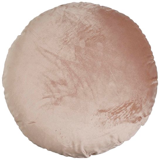 Lucinda rund pute Ø 45 pudder | princessbutikken.no