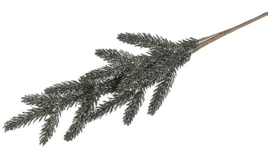 Glimre grankvist med glitter grønn 63 cm | princessbutikken.no