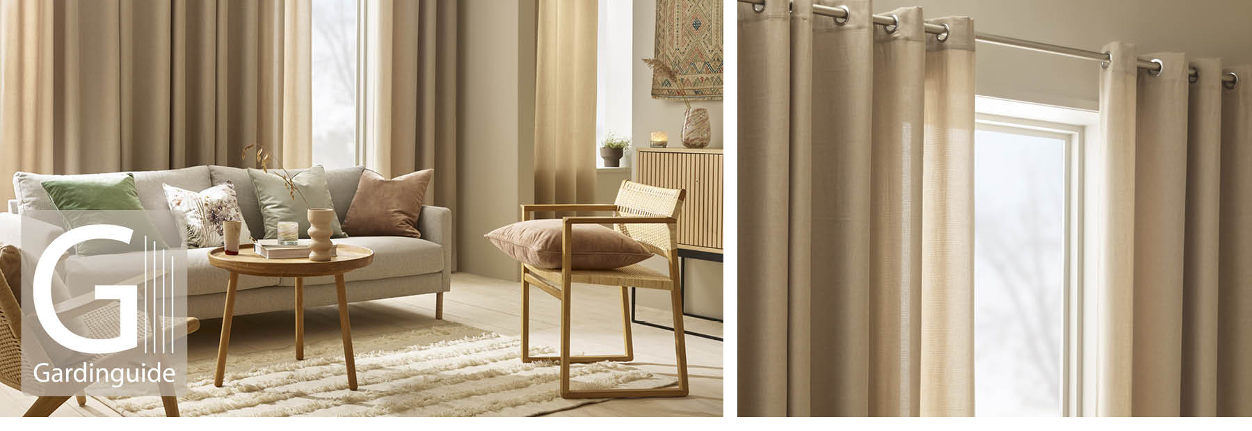 Gardiner til stuen | princessbutikken.no